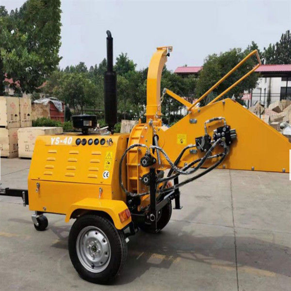 High Speed Wood Log Chipper Machine 0.8t/ H Pto Powered Chipper ...